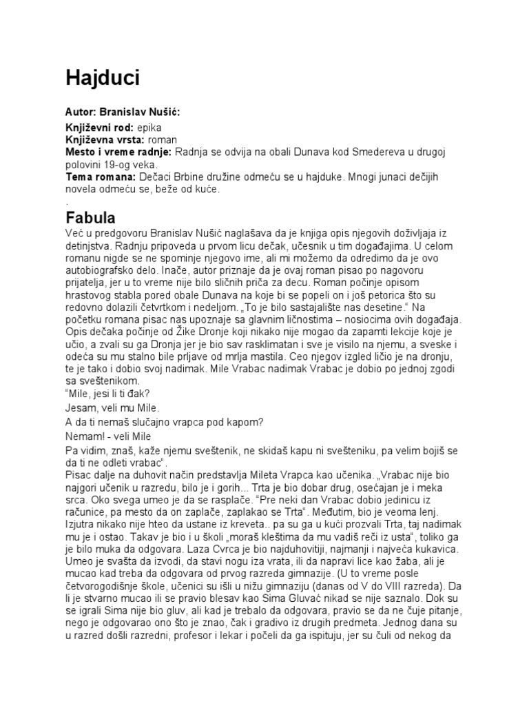 Hajduci 1 | PDF
