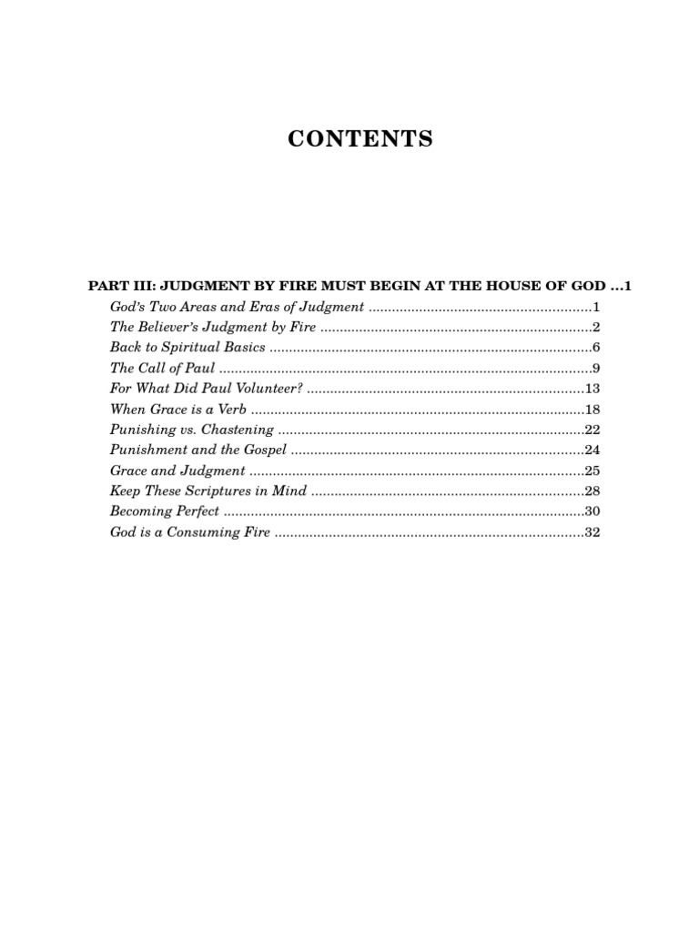 Judgment by Fire in the House of God | PDF | Last Judgment | Paul The ...