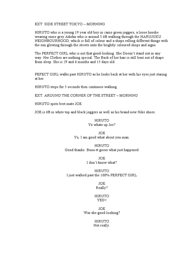 Script Japan | PDF