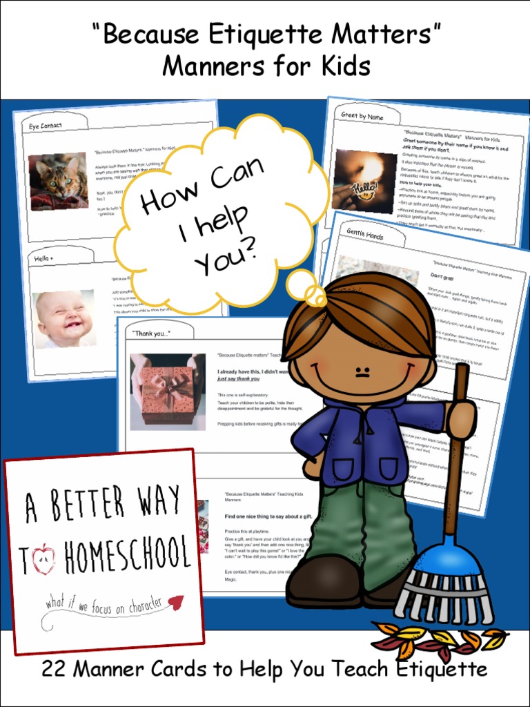 Manners For Kids | PDF | Etiquette