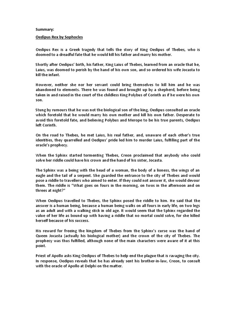 King Polybus And Queen Merope