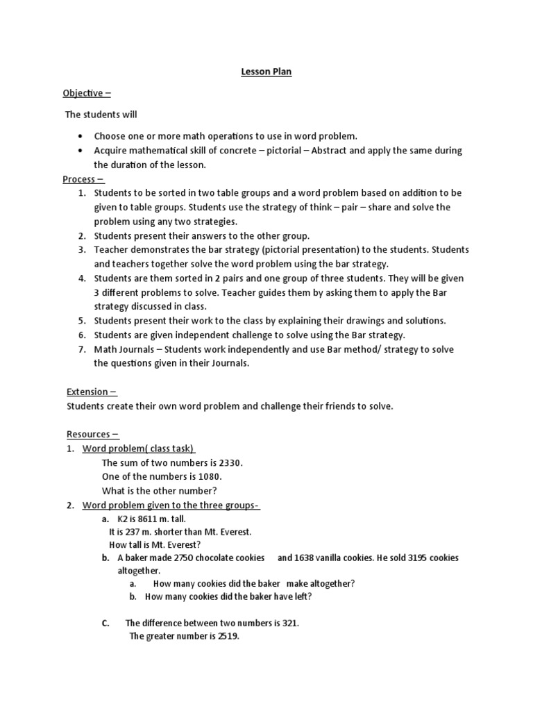 Lesson Plan: A. K2 Is 8611 M. Tall | PDF
