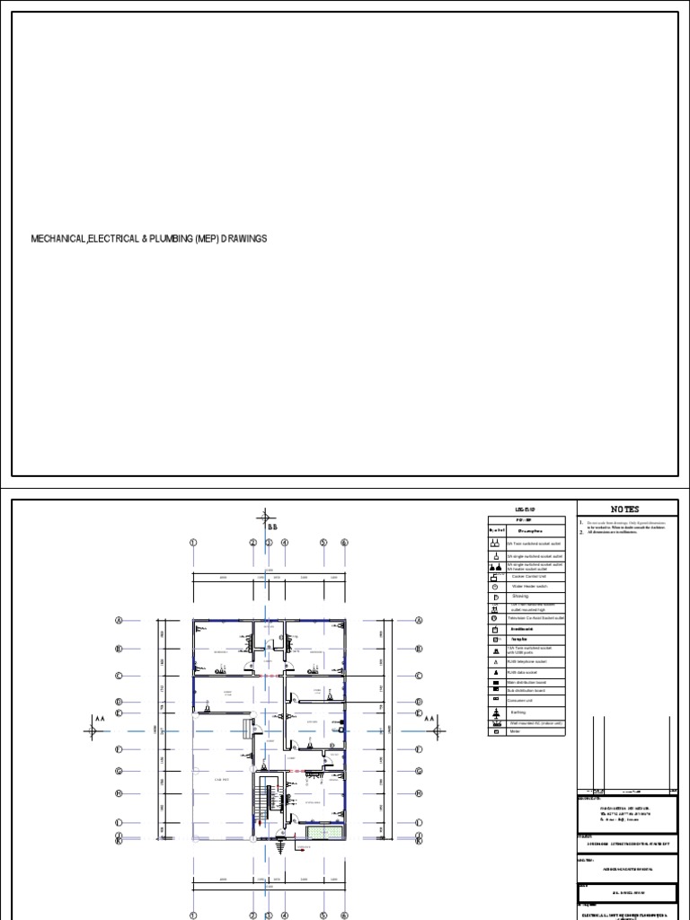 Mechanical, Electrical & Plumbing (Mep) Drawings | PDF | Design ...
