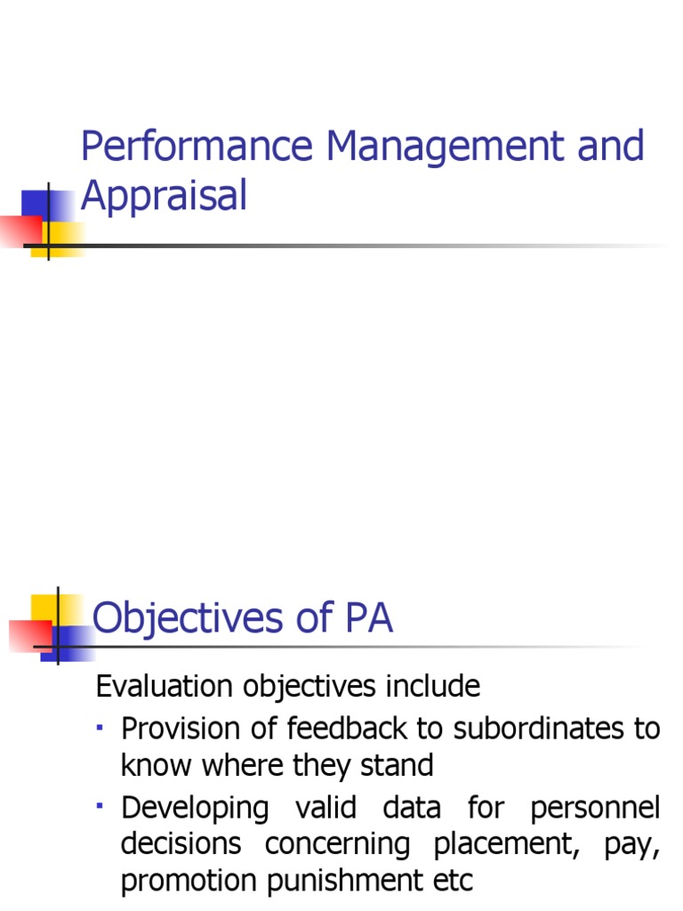 Performance Management and Appraisal | PDF | Performance Appraisal ...