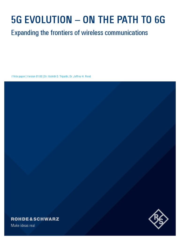 5G Evolution On The Path To 6G White Paper | PDF | Computer Network | 4 G