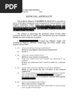 Sample Cyber Libel Case | PDF | Affidavit | Document