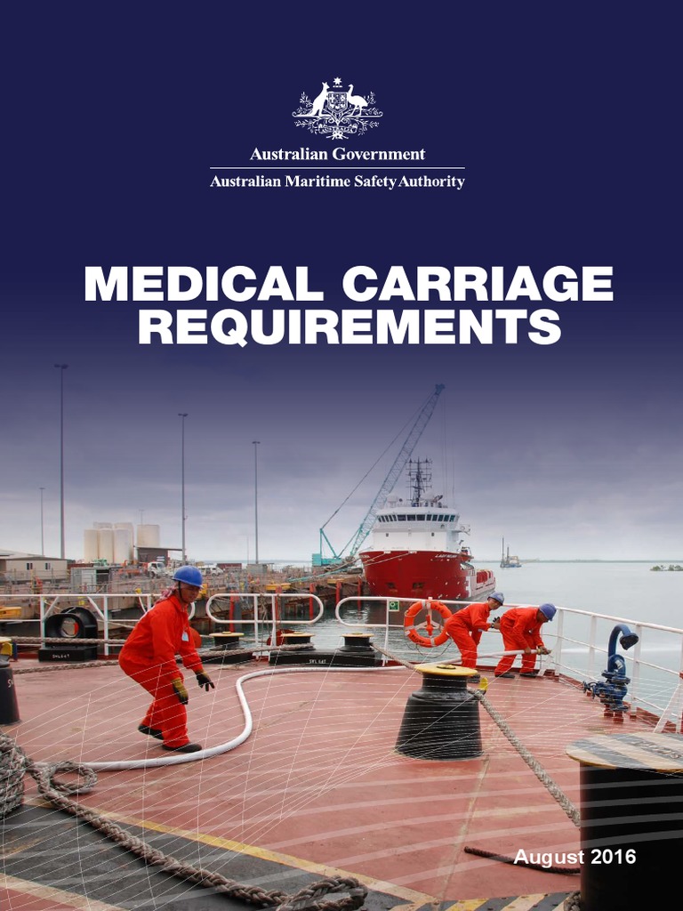 Australia Medical Carriage Requirements | PDF | Dangerous Goods ...