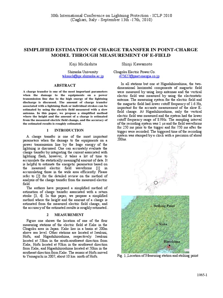 Simplified Estimation of Charge Transfer in Point-Charge Model Through ...