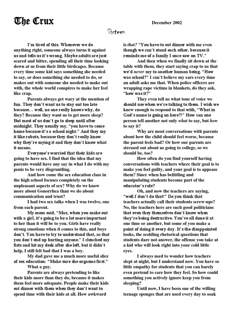 Crux 16 | PDF