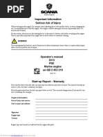 Scania Operator's Manual DC09 PDE Industrial Engine | PDF | Engines ...
