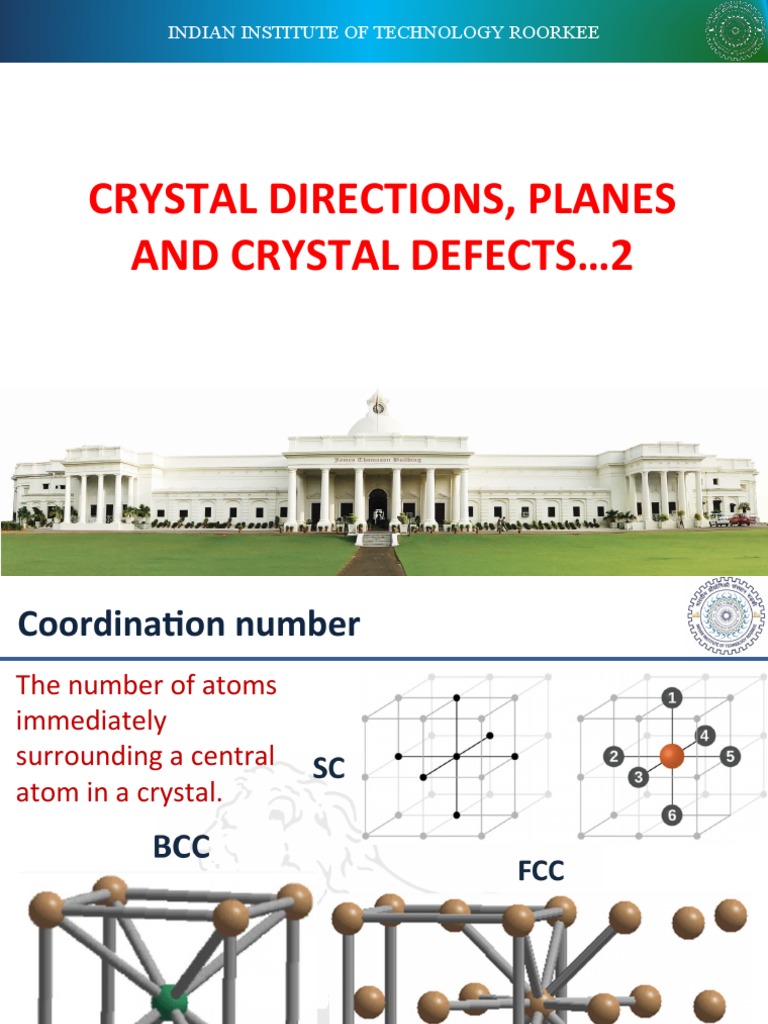 Crystal Structures, Defects, and Characterization: An Overview of Key Concepts | PDF ...