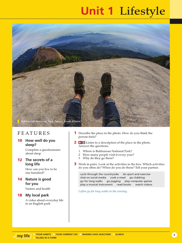 Life 2E Pre-Intermediate Student's Book Unit 1 PDF | PDF | Sleep | Adverb