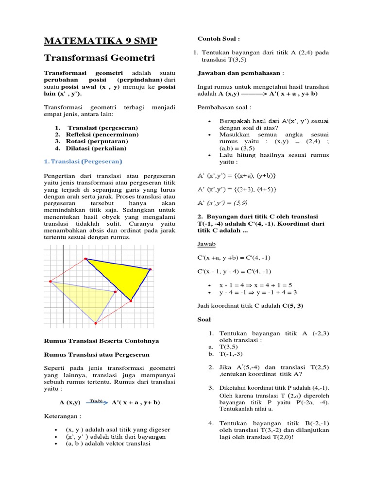 MATEMATIKA 9 SMP-TRANSLASI-dikonversi | PDF