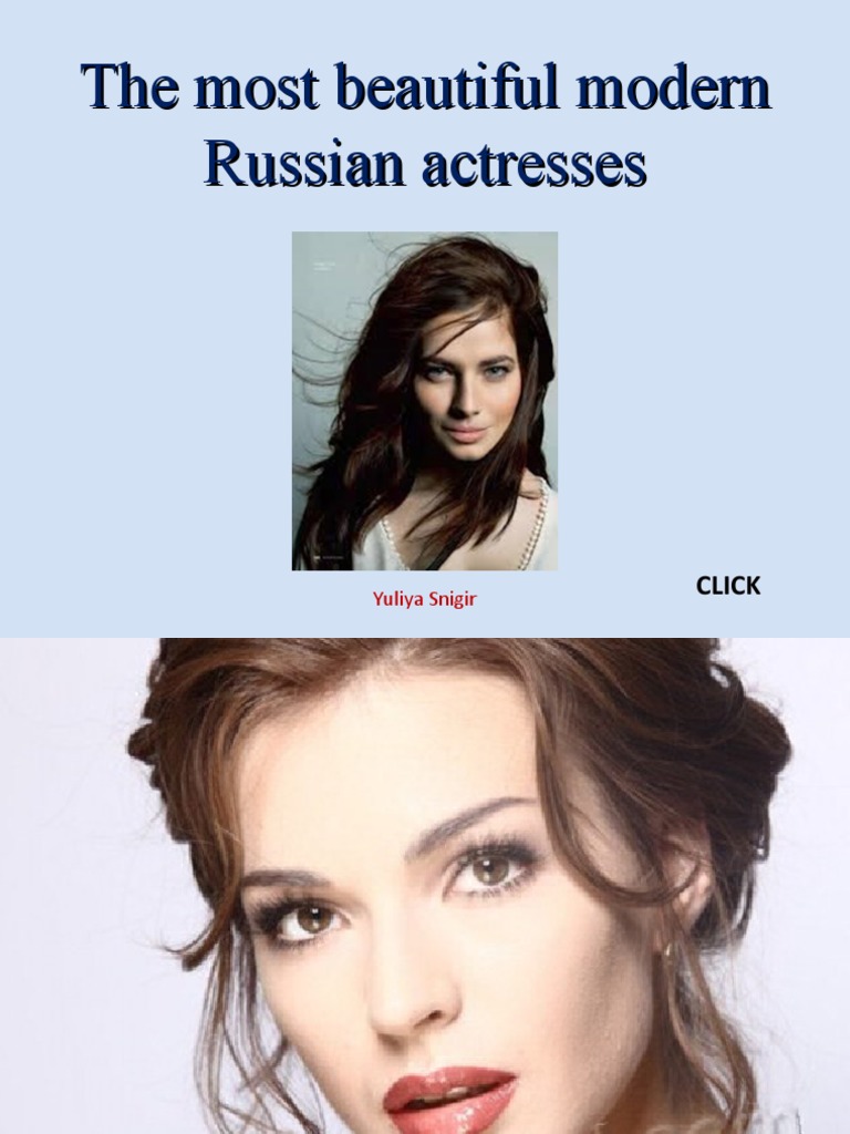 Cele Mai Frumoase Actrite Rusoiace | PDF