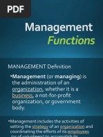Henri Fayol Management Functions | PDF