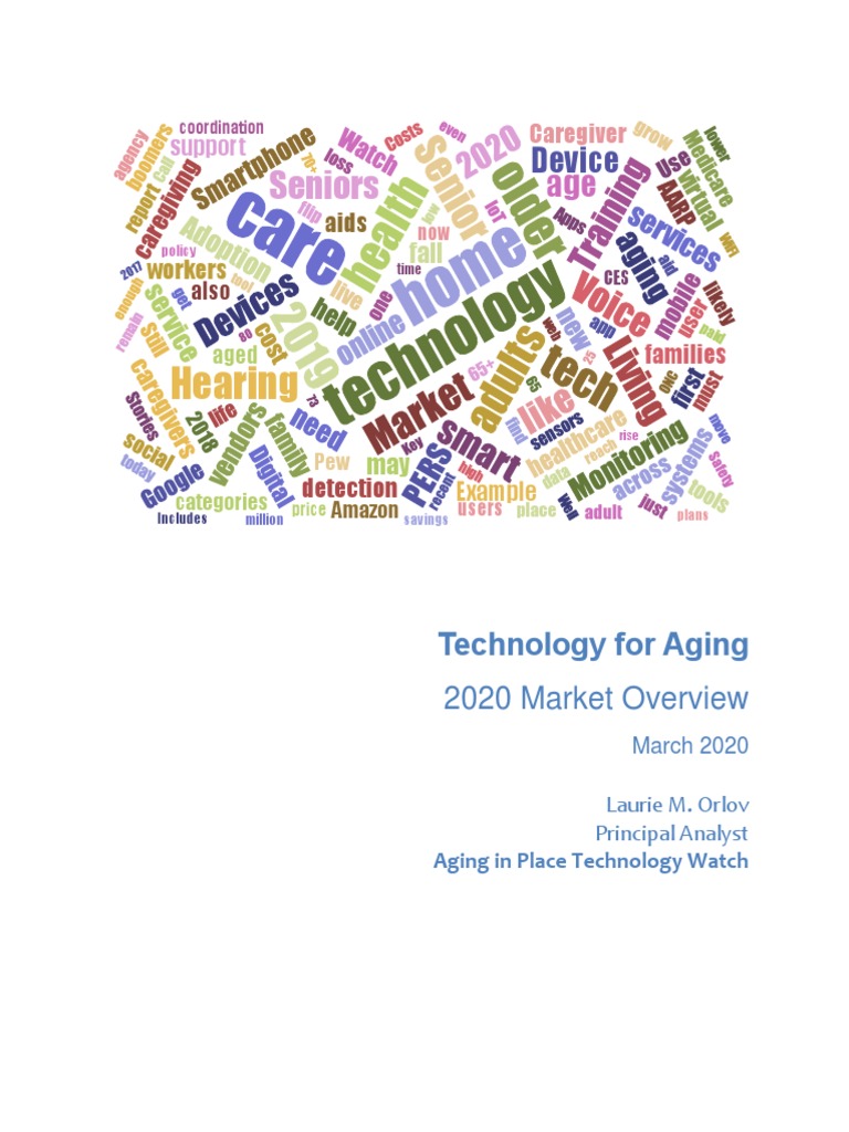2020 Aging Technology Market Insights | PDF | Internet Of Things ...