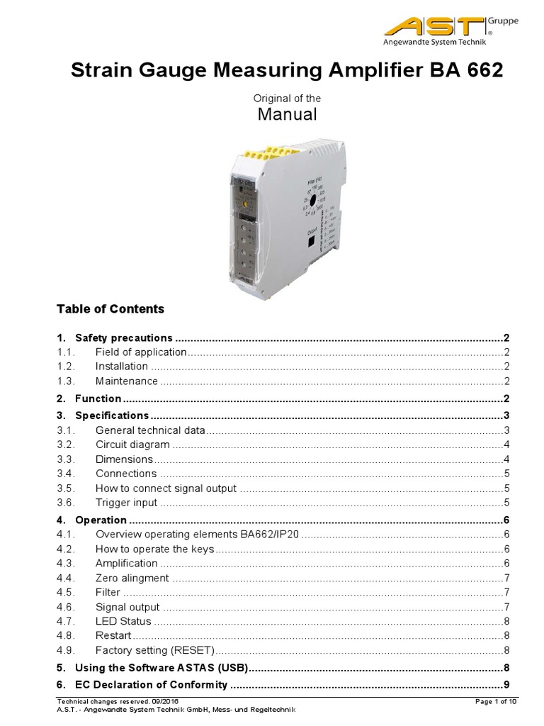 Ba 662 | PDF | Amplifier | Electrical Engineering