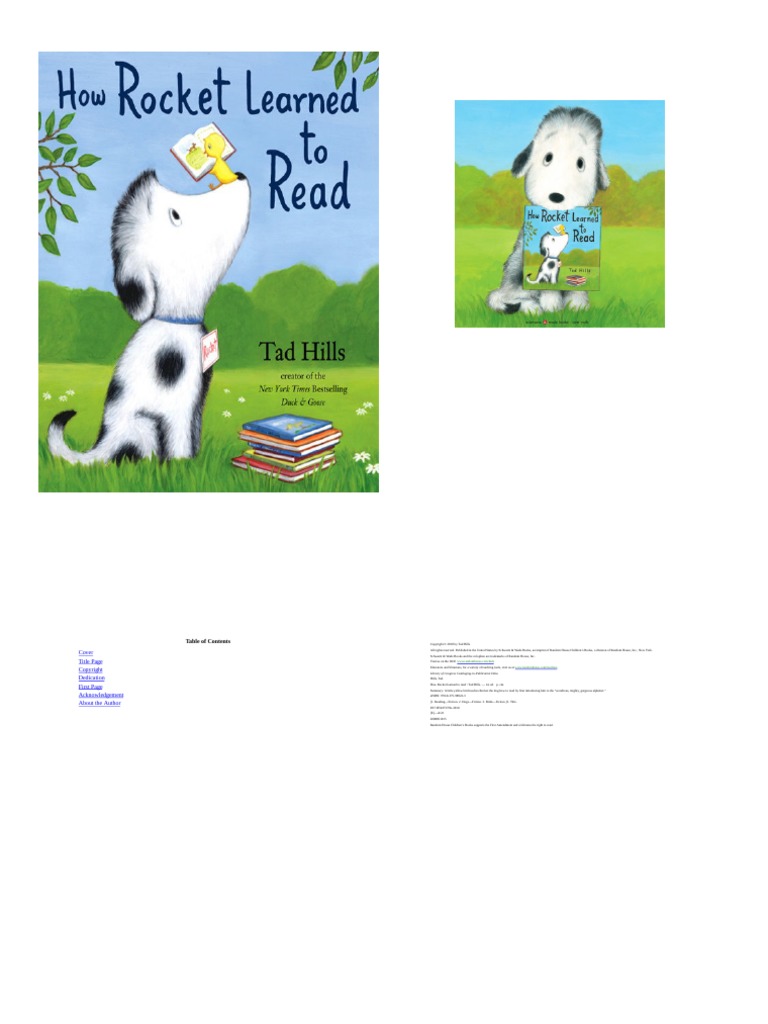 How Rocket Learned To Read | PDF