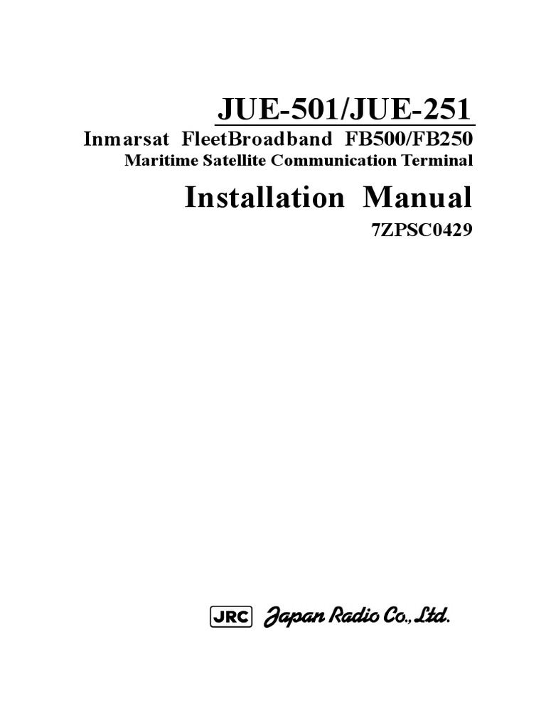 JUE-251-501 Installation Manual PDF | PDF | Cardiopulmonary ...