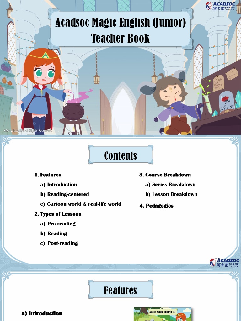 Acadsoc Magic English Junior Overview | PDF | Reading Comprehension ...