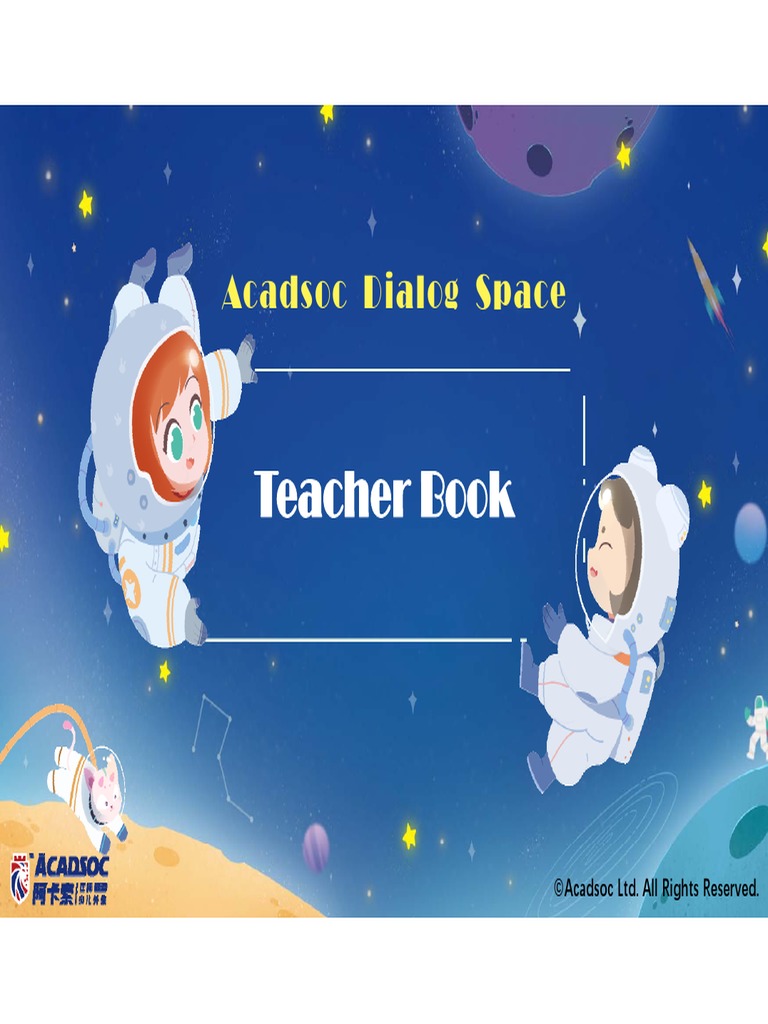 Teacher Book For Acadsoc Dialog Space | PDF | Language Education | Learning