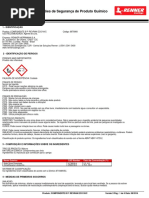FISPQ Desinfetante Lumi | PDF | Primeiros socorros | Incêndios