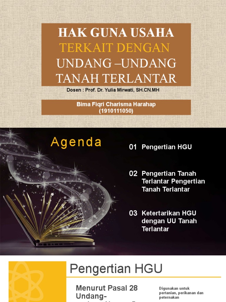 HGU (Hak Guna Usaha) | PDF