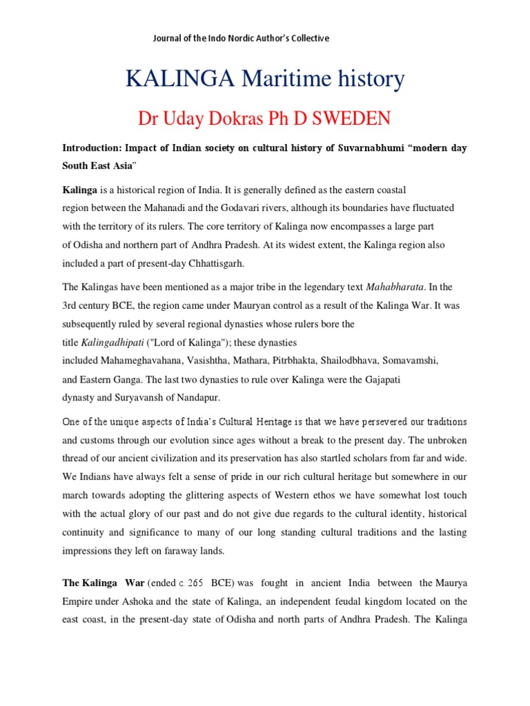 Ancient Kalinga Maritime Exploits | PDF | Ashoka | Sri Lanka