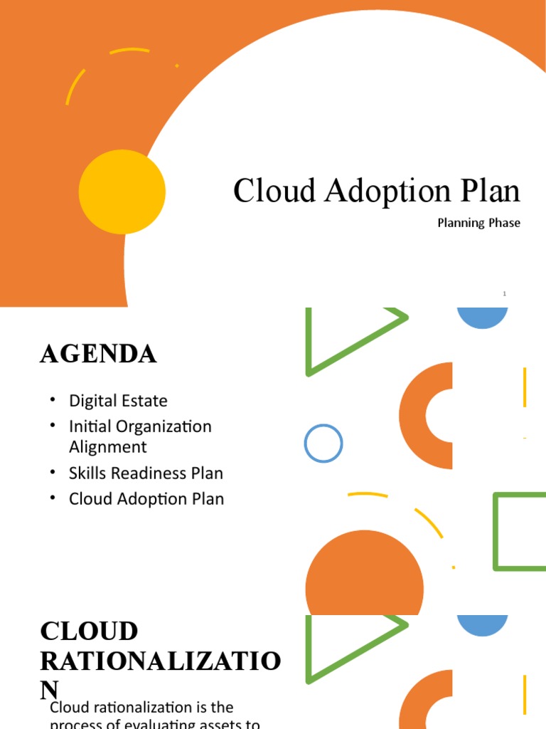 Cloud Adoption Plan: Planning Phase | PDF | Cloud Computing | Innovation