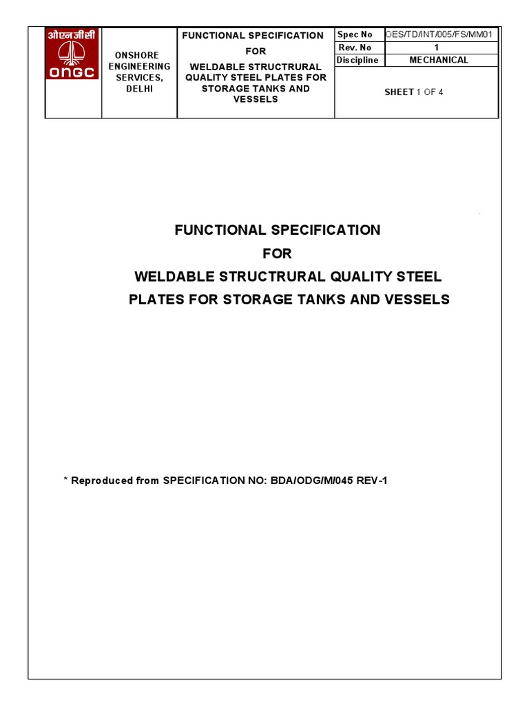 Weldable Steel Plates Specification | PDF | Heat Treating | Welding