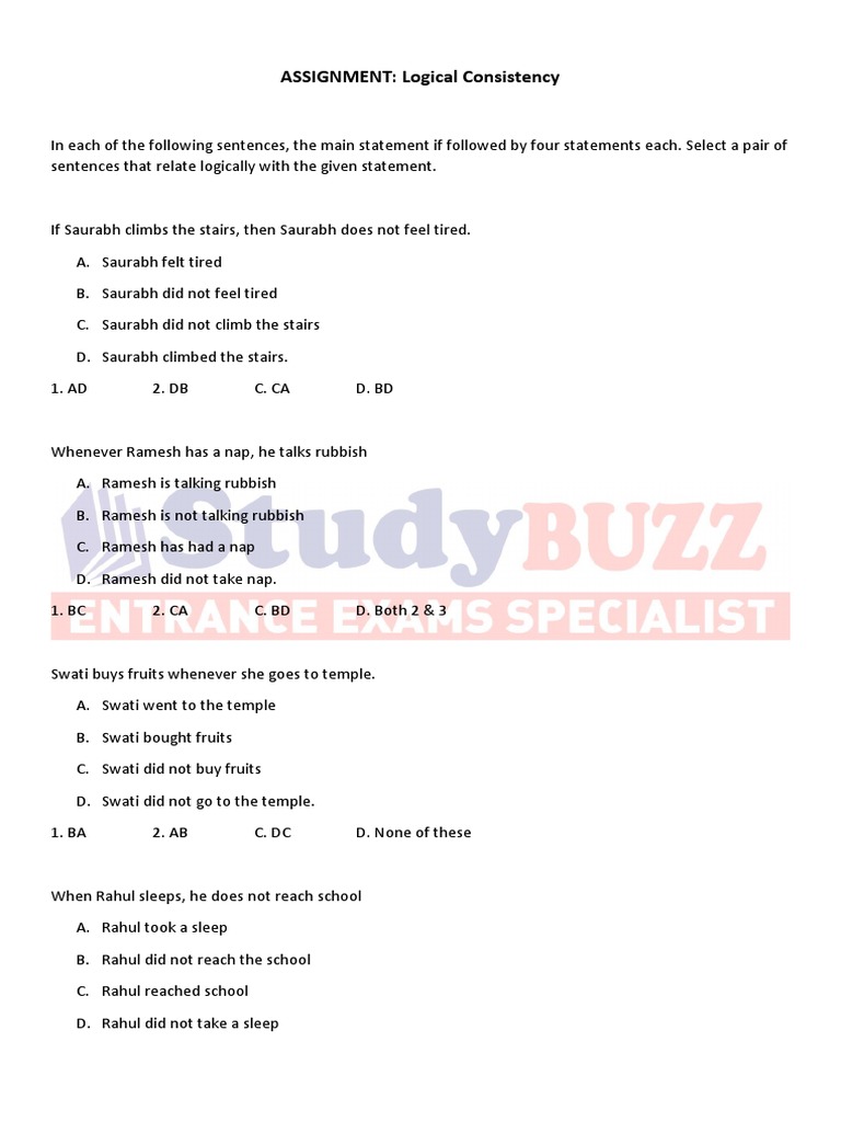 Logical Connections: Identifying Paired Statements that Relate ...
