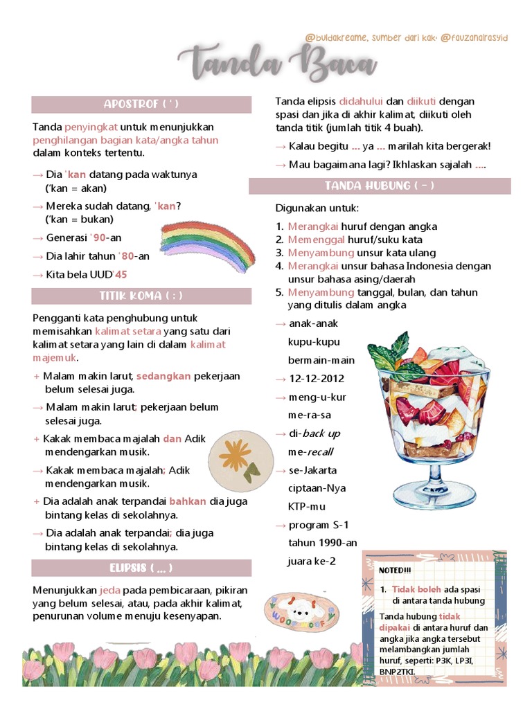 Panduan Penggunaan Tanda Baca | PDF