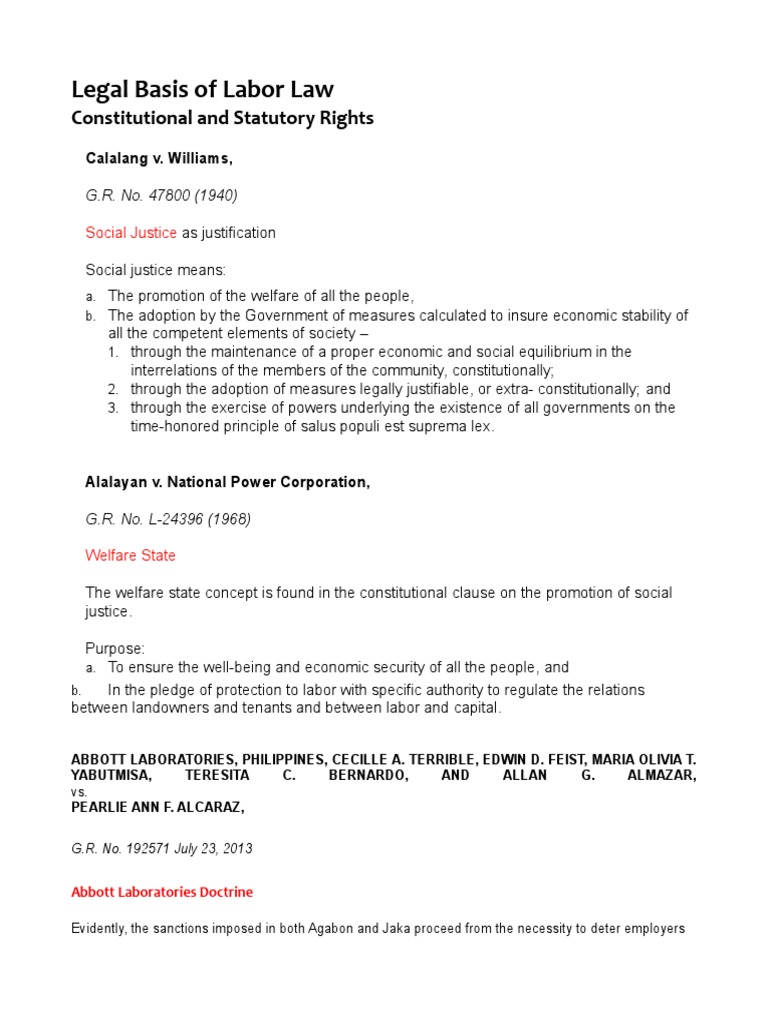 Updated List of Doctrines | PDF | Choice Of Law | Piercing The ...