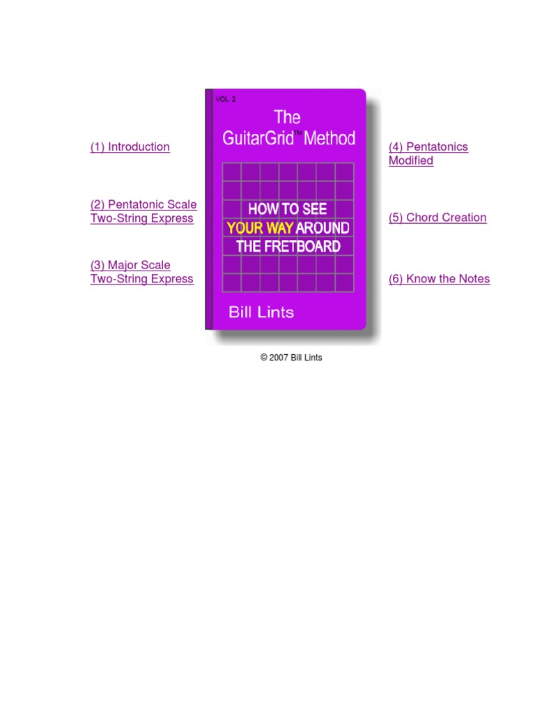 Guitar Grid Method v2 PDF | PDF | Scale (Music) | Music Theory