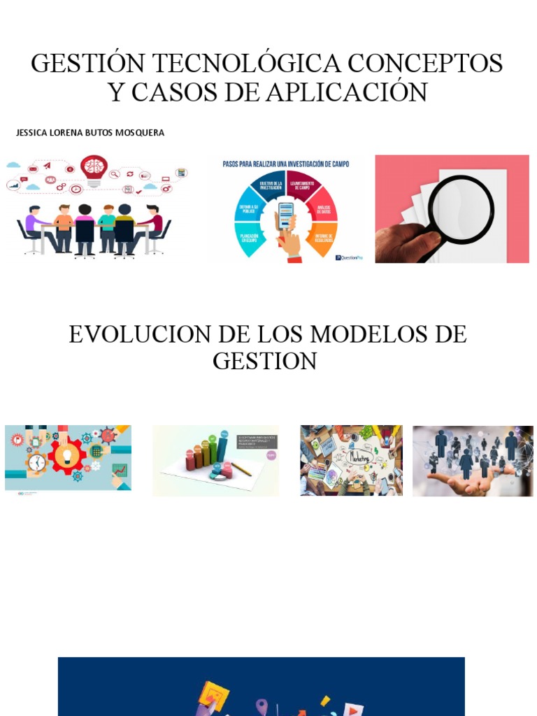 Gestión Tecnológica Conceptos y Casos de Aplicación Pecha | PDF