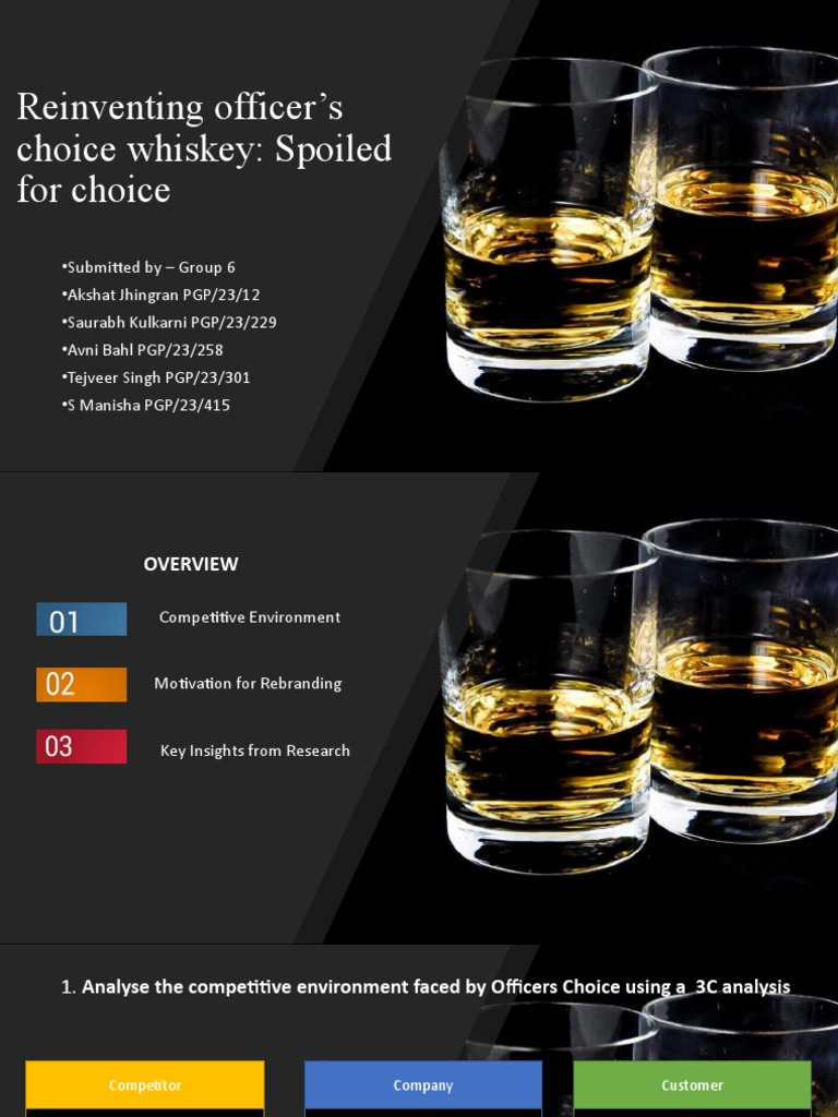 Rebranding Officer's Choice Whiskey | PDF | Brand | Psychological Concepts