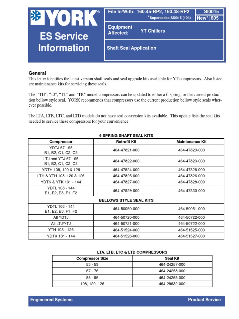 ES Service Information: General | PDF