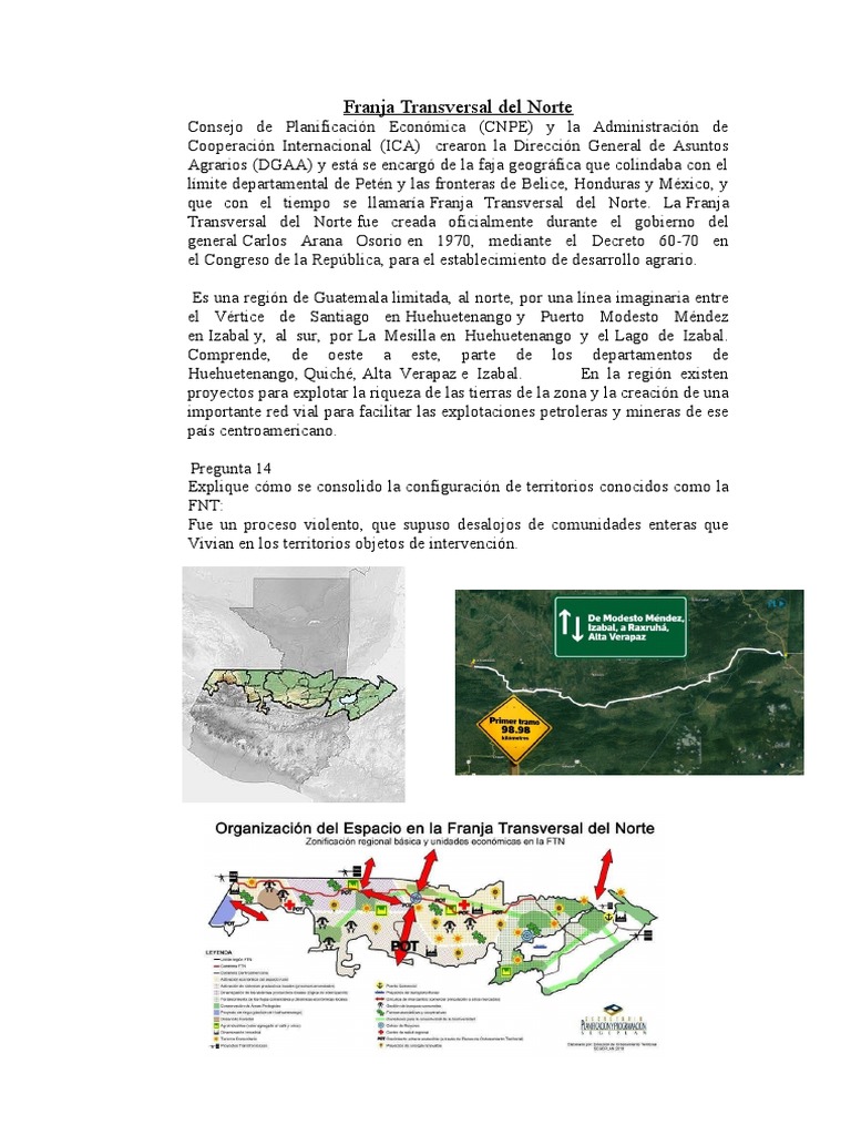 Franja Transversal Del Norte | PDF