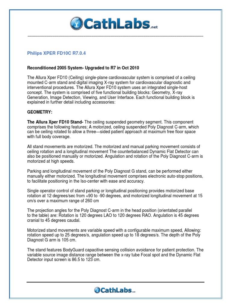 Cath Lab System | PDF | Computer Monitor | X Ray