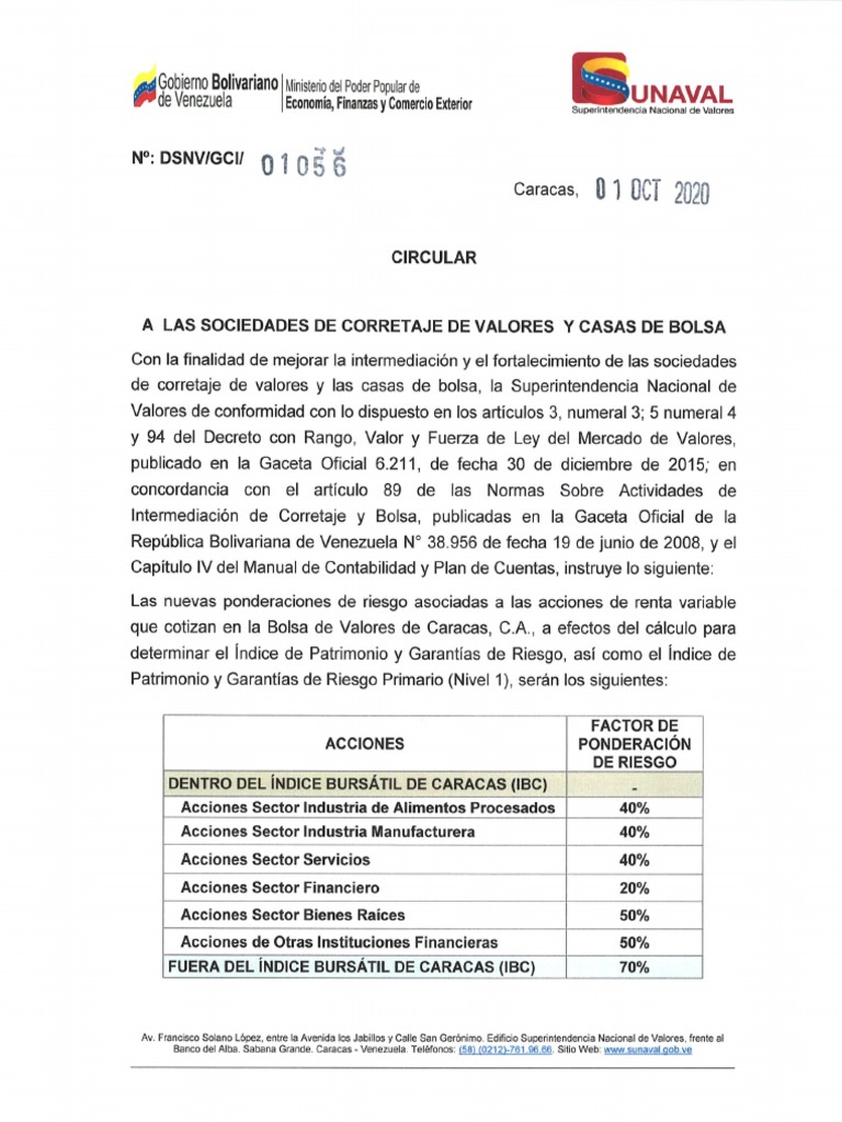 Circular Sunaval | PDF