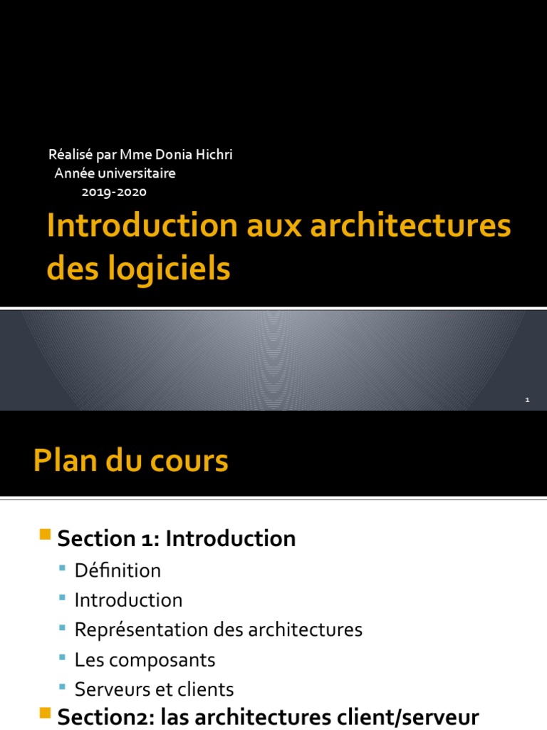 Introduction Aux Architectures Des Logiciels | PDF | Java (Langage de ...