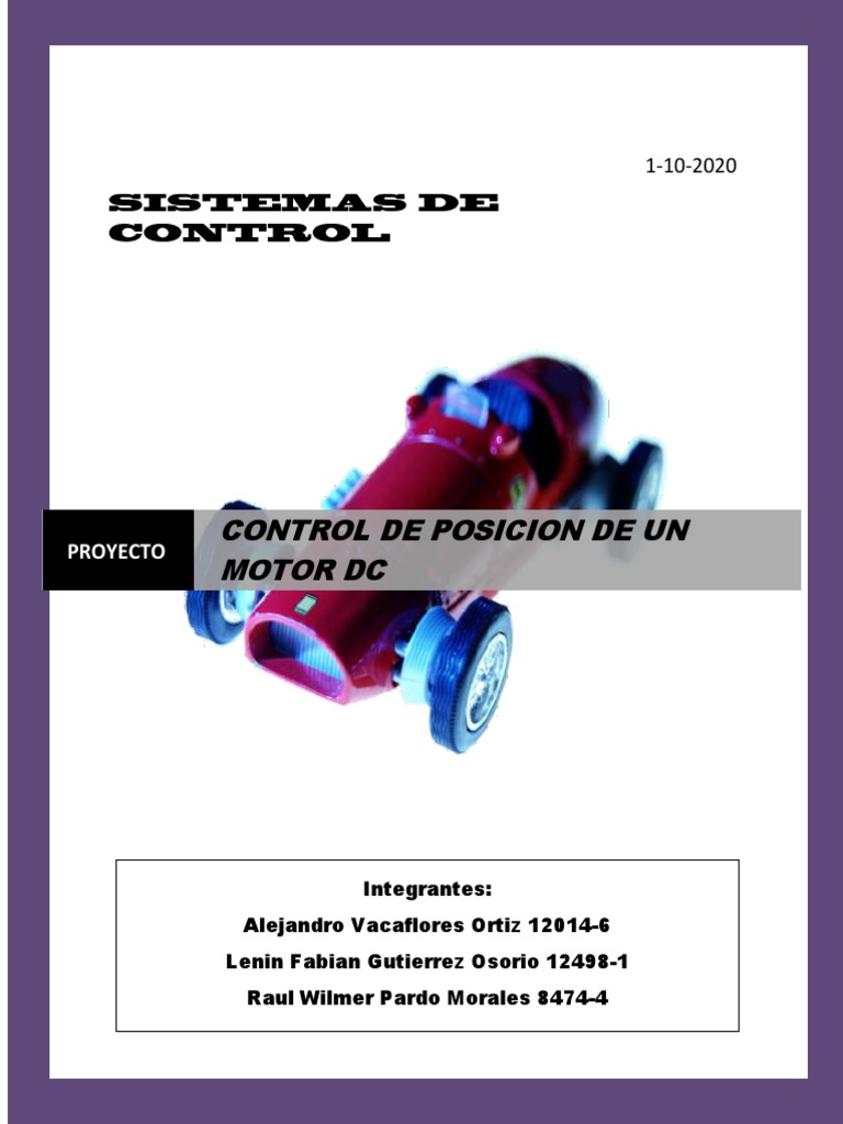 Control de Posicion de Un Motor DC | PDF | Función (Matemáticas ...