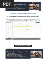 Data Entry Sample Projects by Azharul Rafy | PDF | Microsoft Excel ...