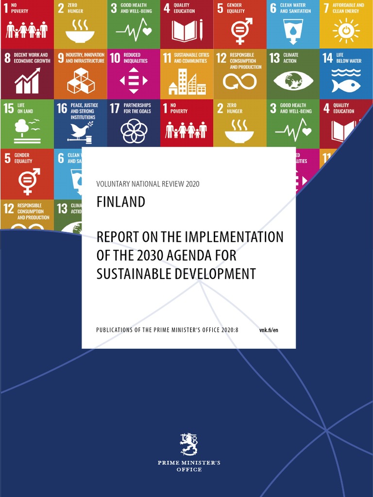 Finland Report On The Implementation of The 2030 Agenda For Sustainable ...