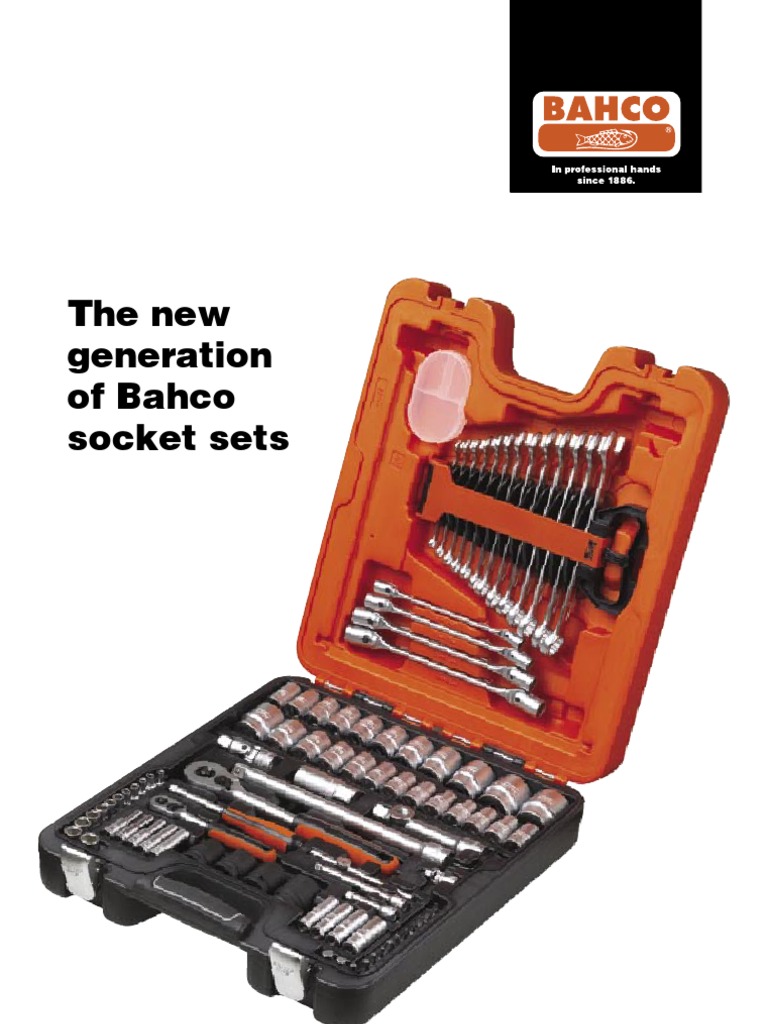 The New Generation of Bahco Socket Sets | PDF | Tools | Mechanical ...