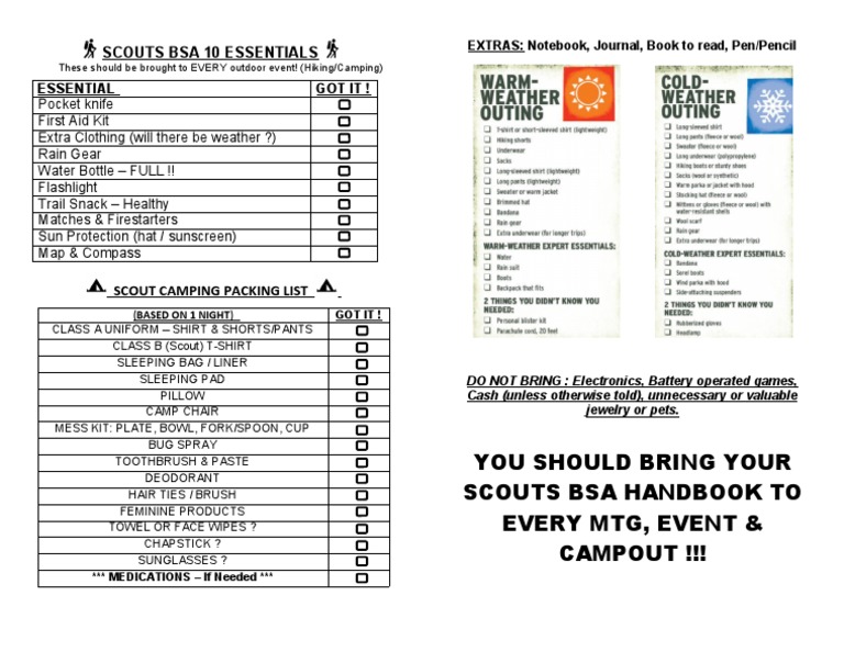 You Should Bring Your Scouts Bsa Handbook To Every MTG, Event & Campout ...