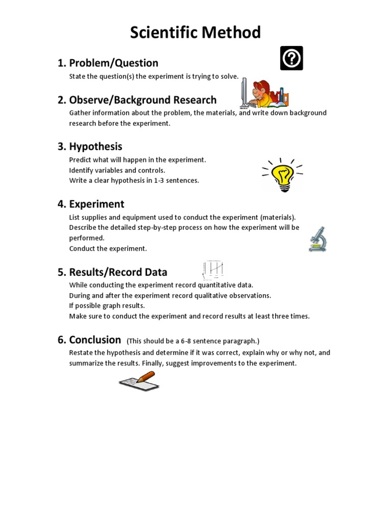 Scientific Method Steps Explained | PDF | Science & Mathematics