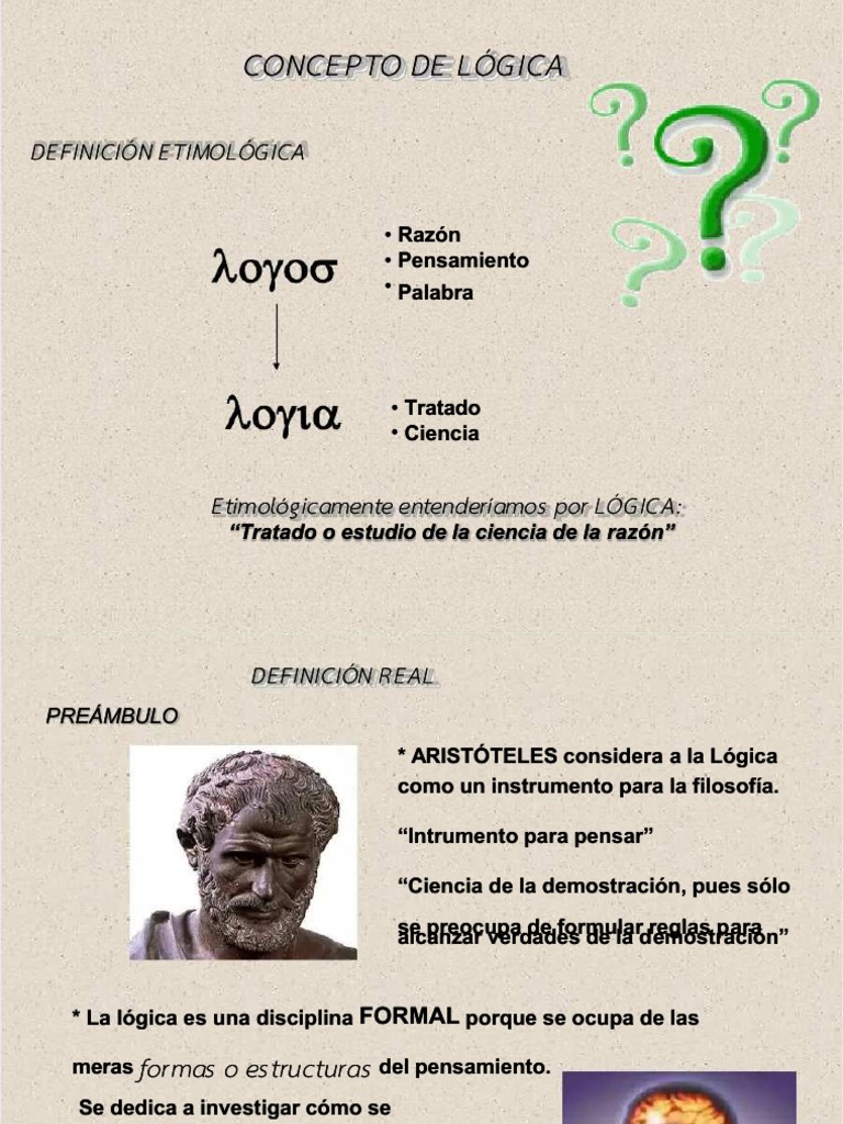 Definición de Lógica | PDF | Razón | Metafísica