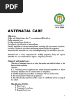 Antenatal Guidelines Kemh | PDF | Gestational Diabetes | Preterm Birth