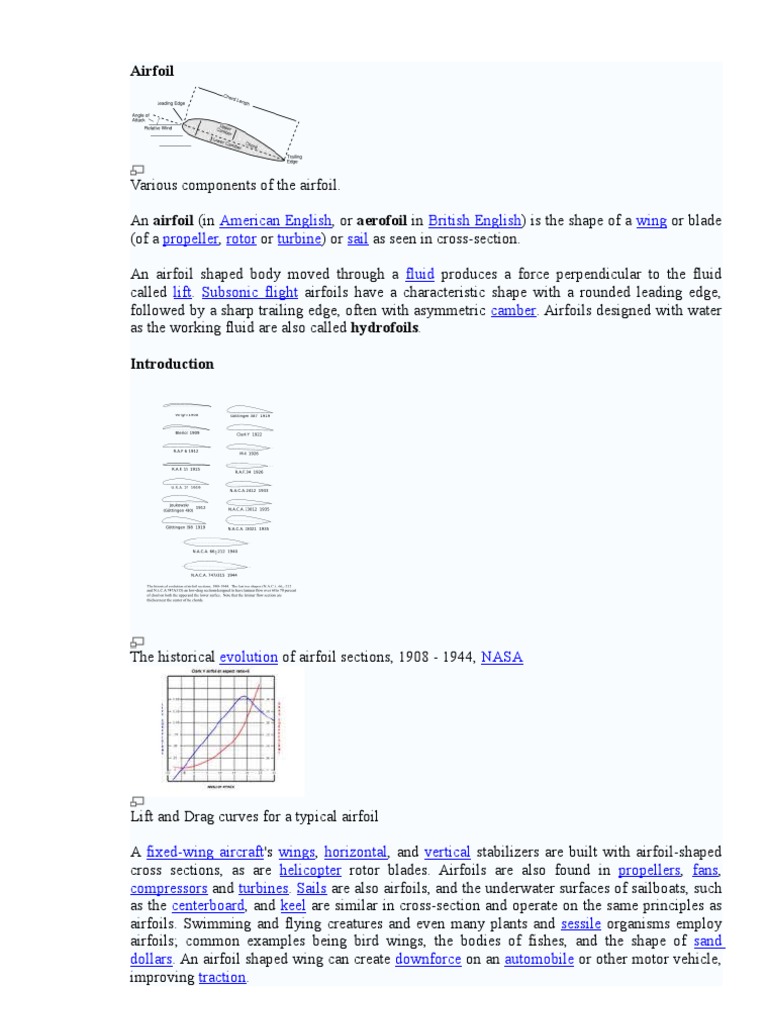 Basics of Aeronautics | PDF | Airfoil | Lift (Force)